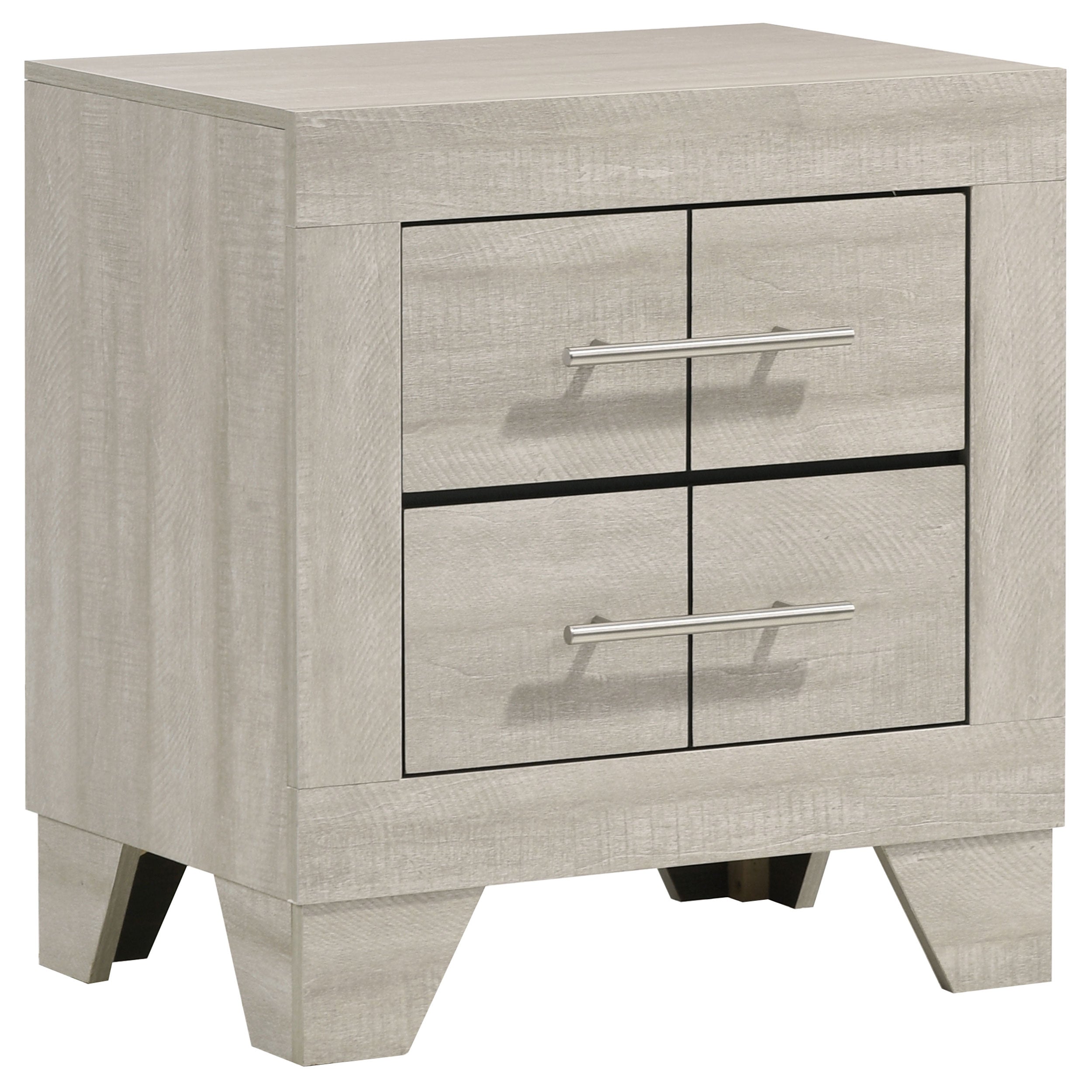 Trenton 2-drawer Nightstand Bedside Table Rustic Cream – New Age Chicago Furniture Co.