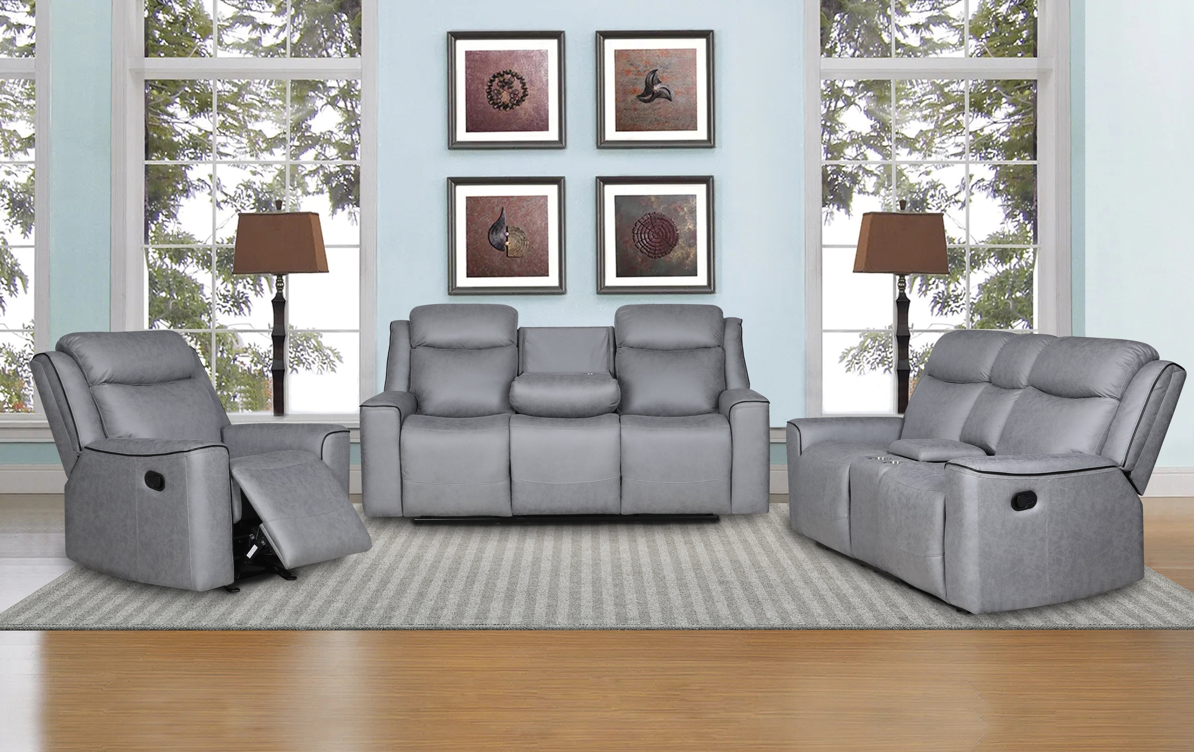 Modern Motion Living Room Recliners – New Age Chicago Furniture Co.