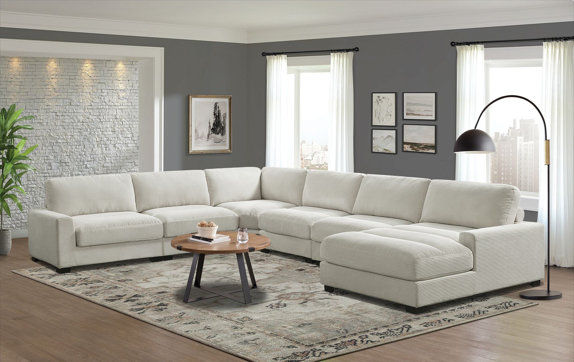 6 PC. Modular Sectional – New Age Chicago Furniture Co.