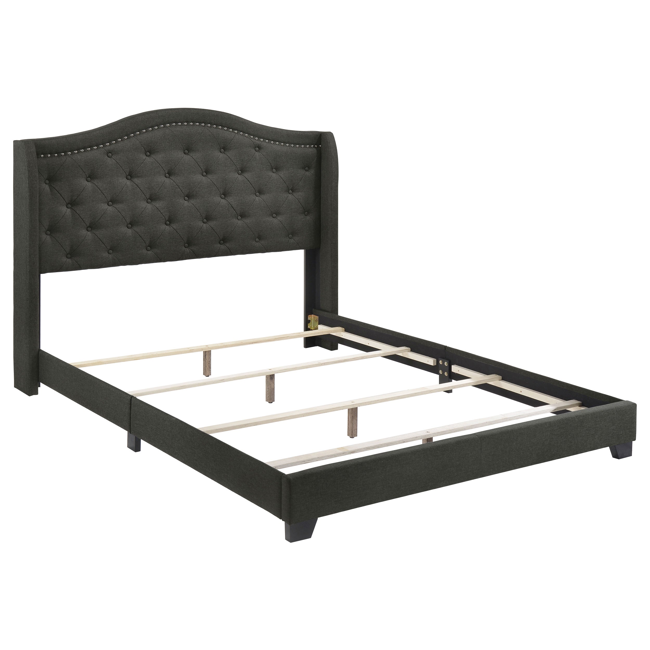 Sonoma Upholstered Queen Wingback Bed Grey – New Age Chicago Furniture Co.